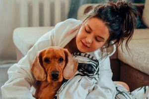 Separation anxiety in dogs - Lactium